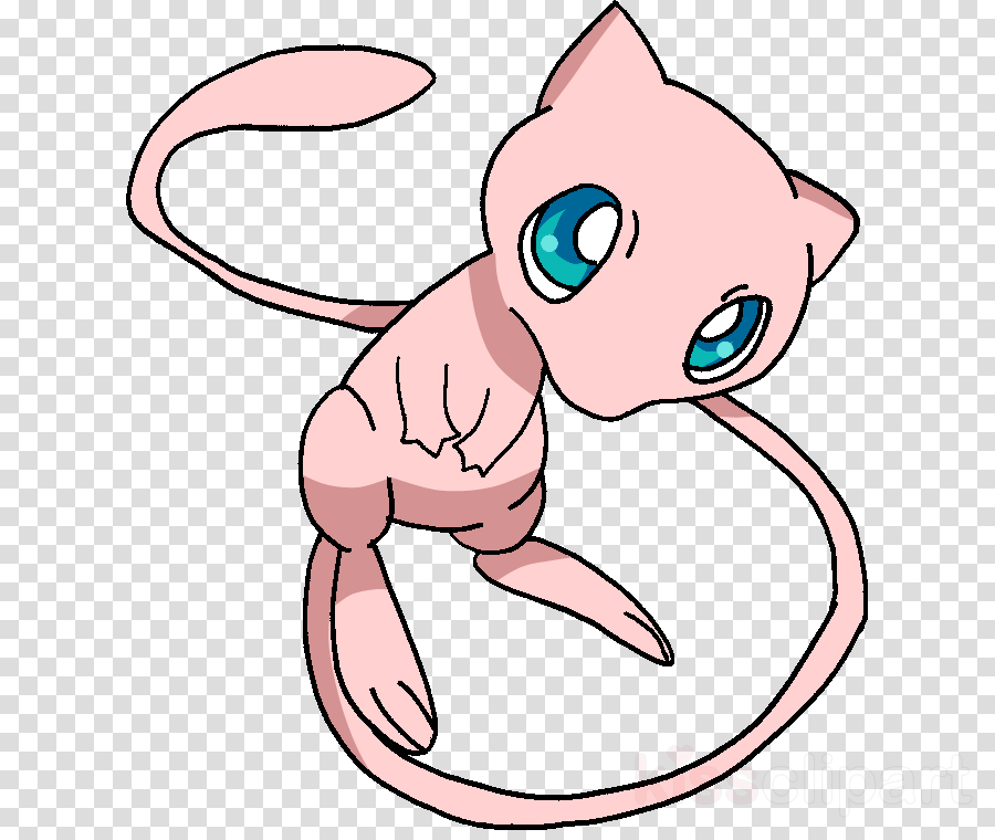 Download Mew Pokemon Transparent Clipart Pikachu Mew - Mew Png Hd ...