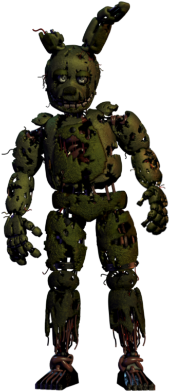 240 × 240 Pixels - Fnaf 3 Springtrap Full Body - Free Transparent PNG ...