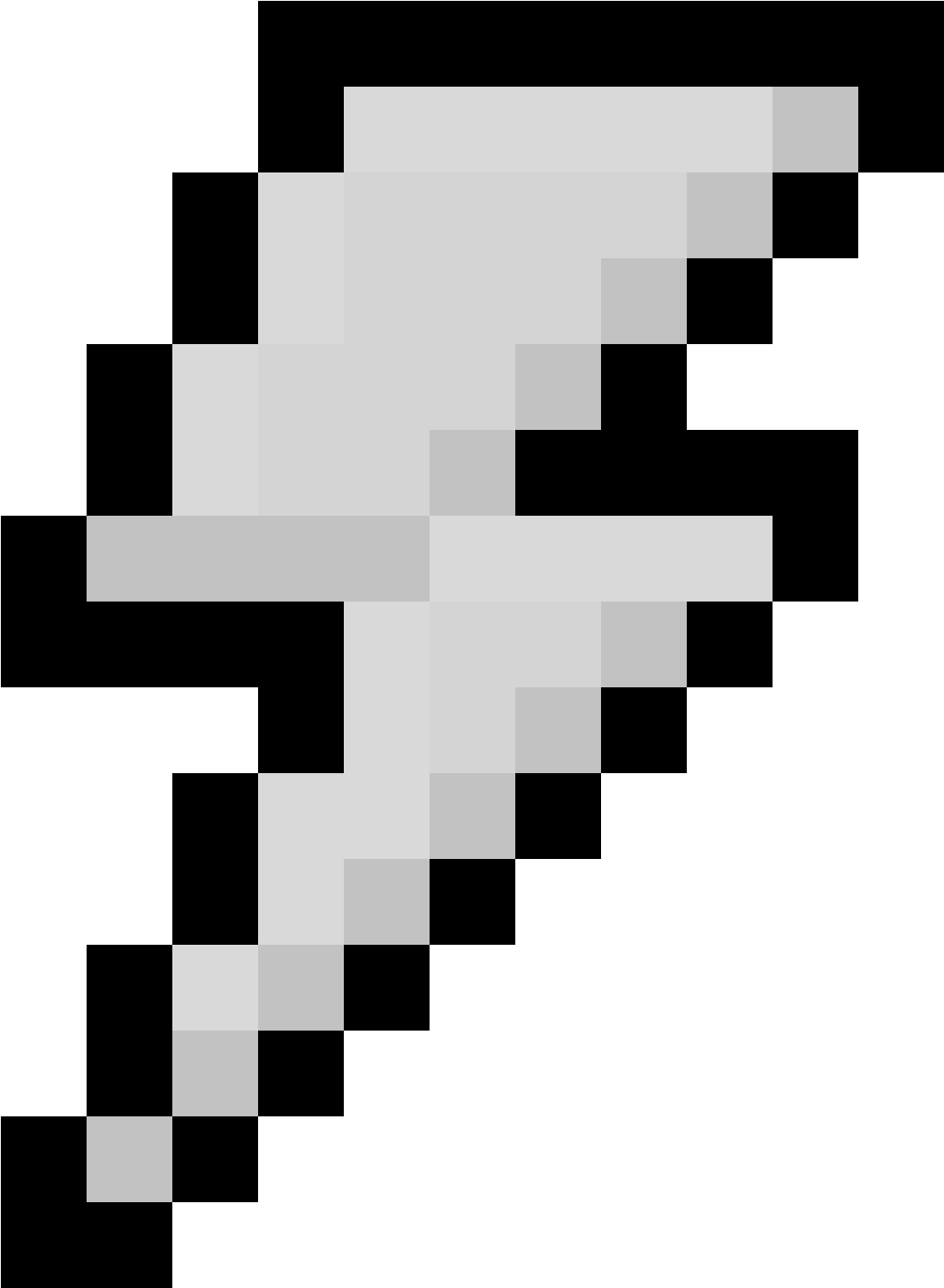 Download Lightning Bolt - Pixelated Lightning Bolt PNG Image with No ...