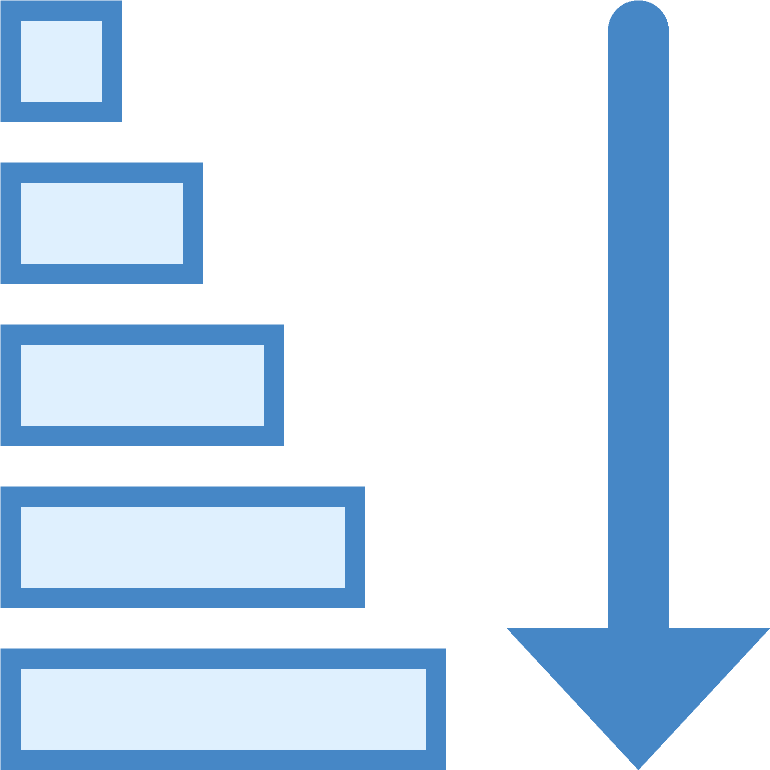 Download Ascending Sorting Icon - Icon PNG Image with No Background ...