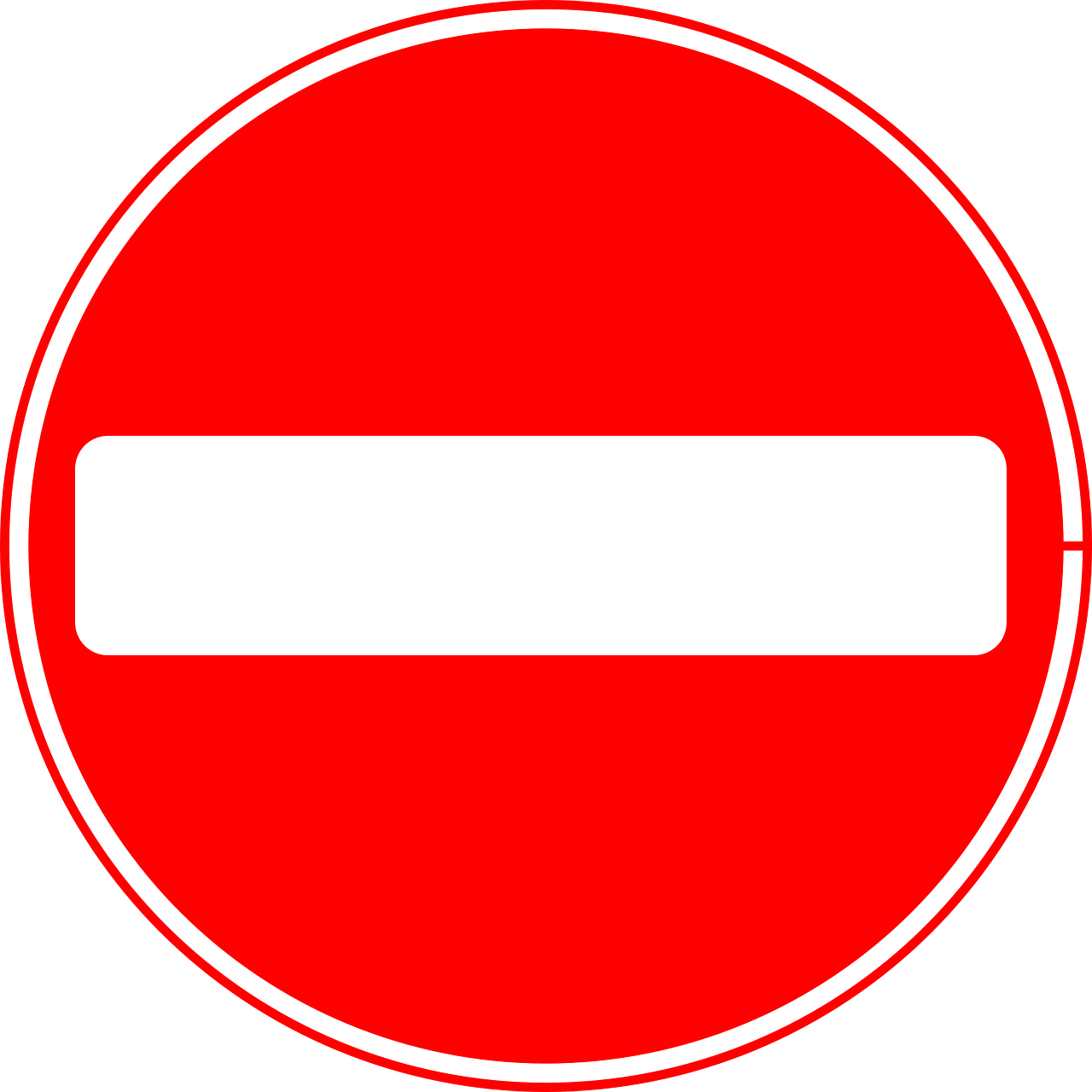Download Sign, Do Not Enter, Wrong Way, One-way Street - No Entry Sign ...
