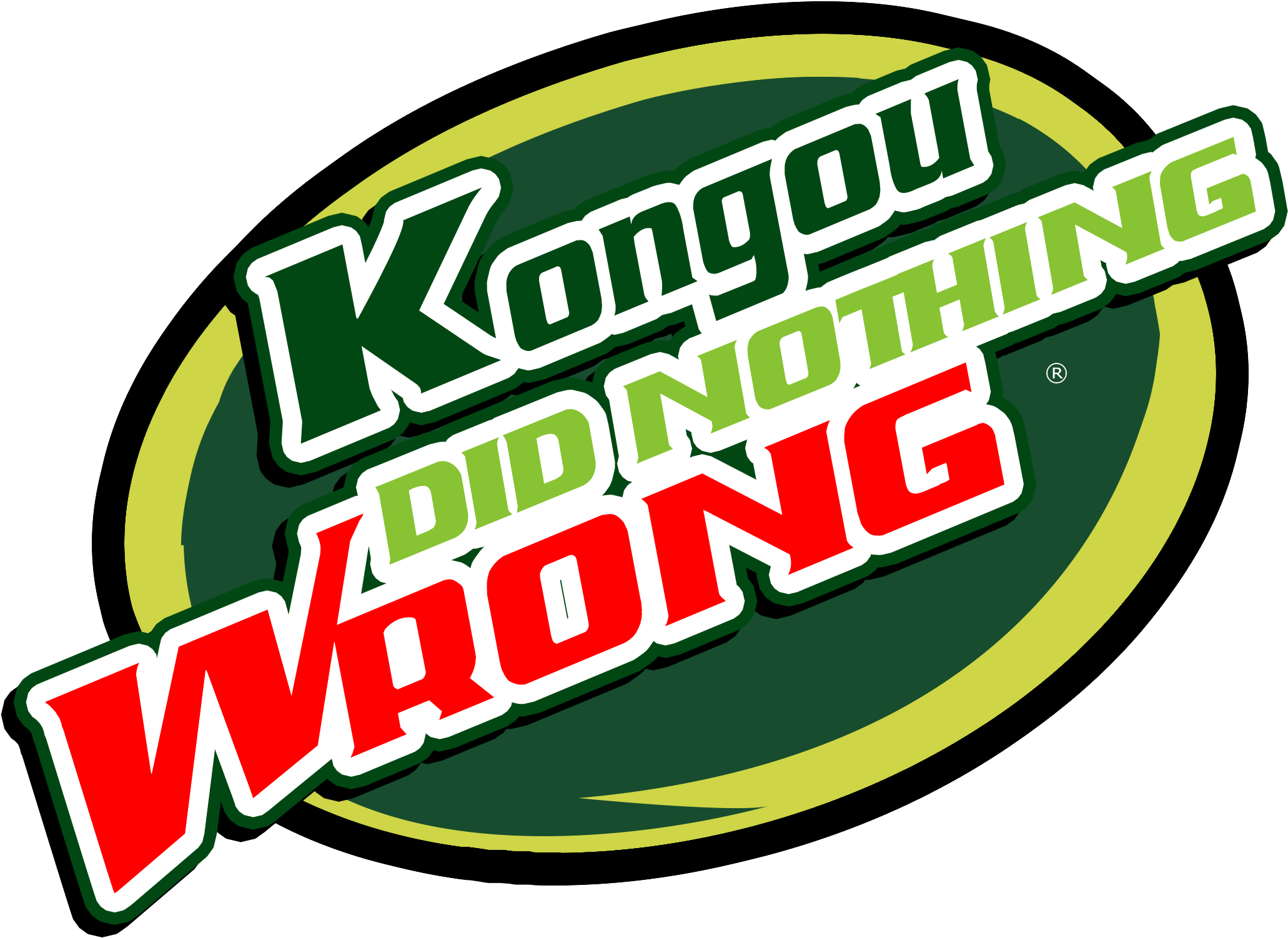 Download Ngo Didno Ong Green Yellow Text Logo Font - Hitler Did Nothing ...