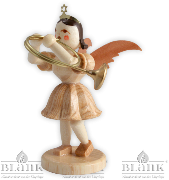 Angel With Short Robe And Alto Horn - Angel Short Skirt Natural, Alto ...