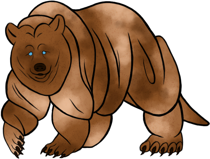 Download Bald Bear - Cartoon PNG Image with No Background - PNGkey.com