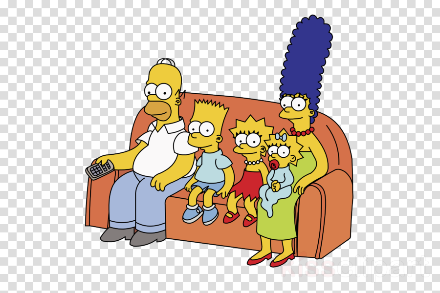 Simpsons Family Vector Clipart Bart Simpson Homer Simpson - Simpson ...