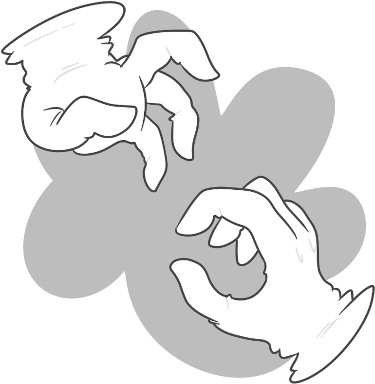 Master Hand & Crazy Hand - Illustration - Free Transparent PNG Download ...