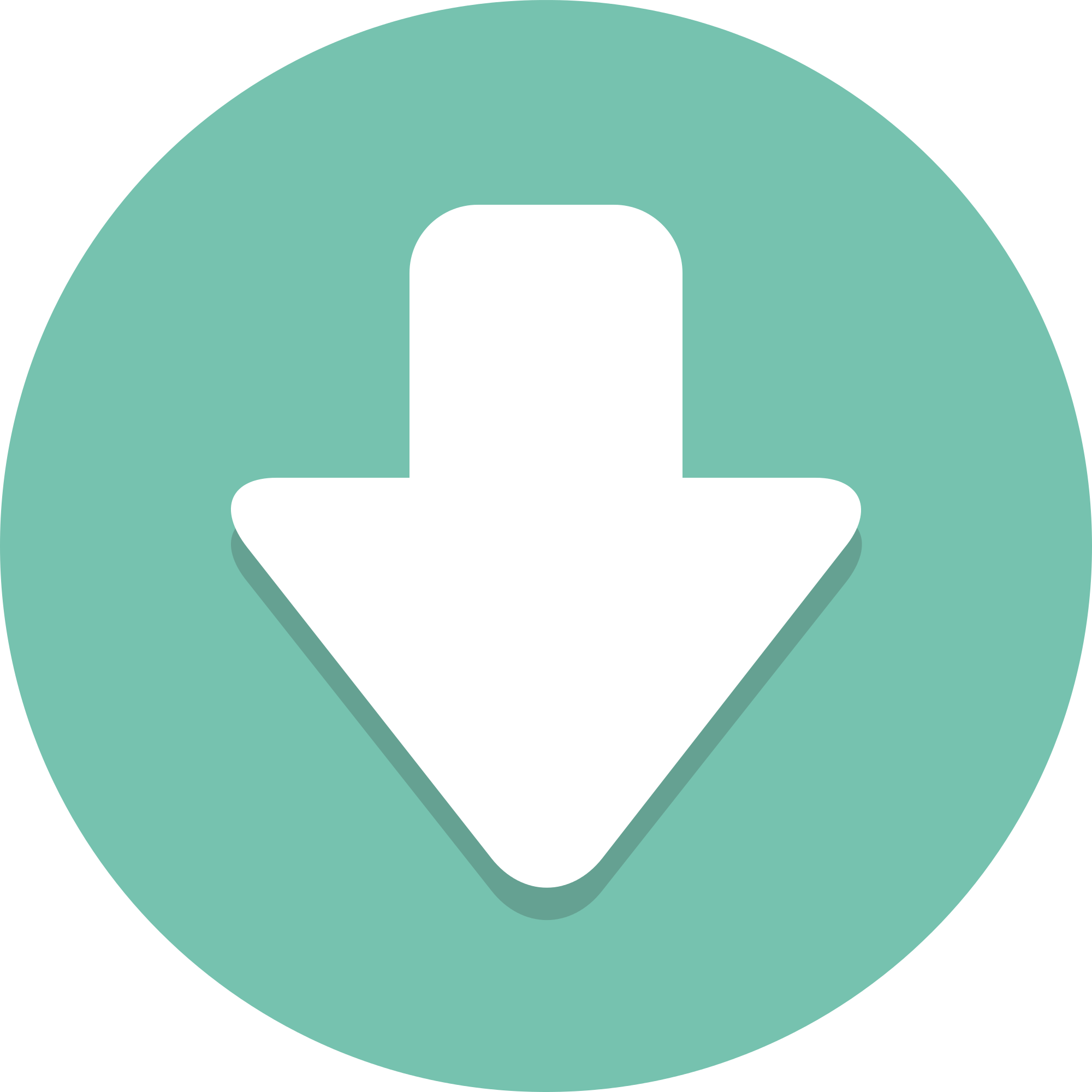 Download Arrow Circle Icon Png - Down Arrow In Circle PNG Image with No ...