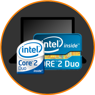 Download Intel Core 2 Duo Sticker Png Graphic Free Library - Intel Core ...