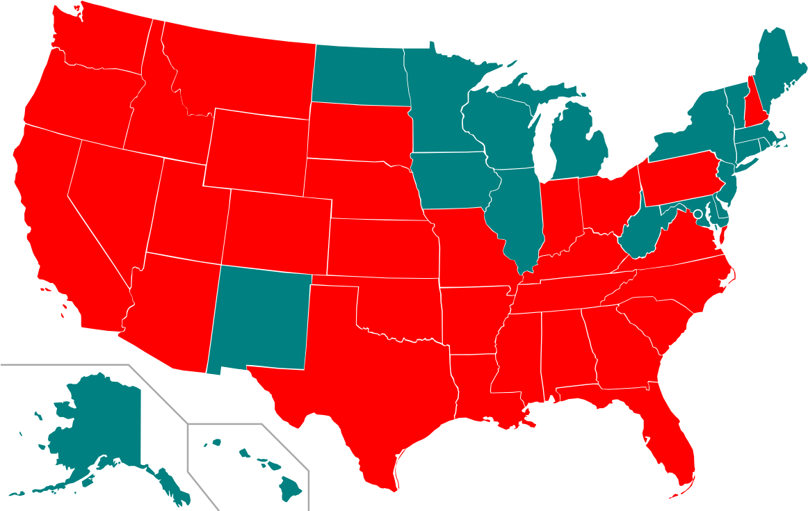 Blue Map Of United States - Free Transparent PNG Download - PNGkey