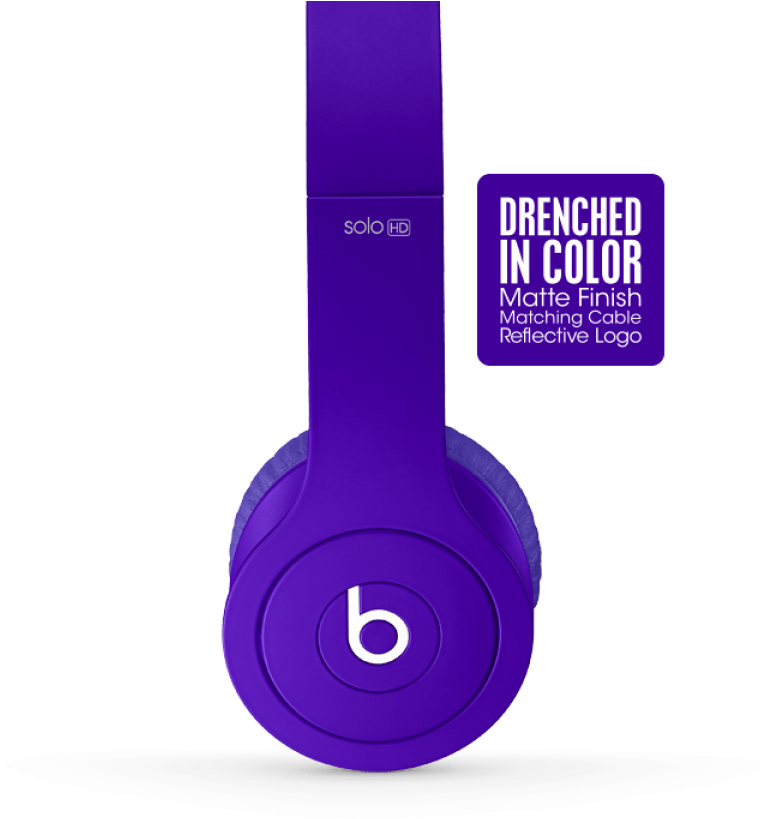 Download Beats Solo Hd - Purple Beats By Dre Solo Hd PNG Image with No ...