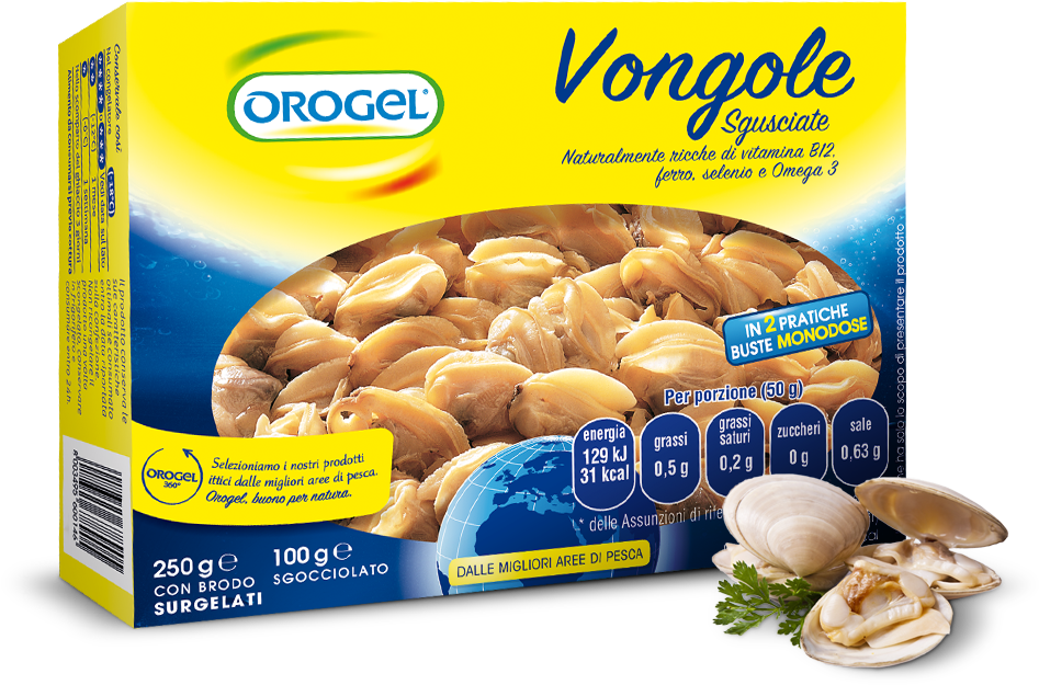 Download Shelled Clams - Orogel PNG Image with No Background - PNGkey.com