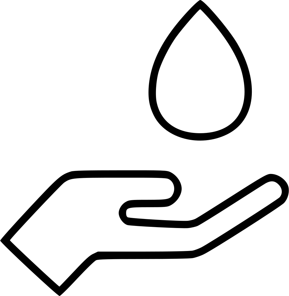 Download Hand Holding Water Comments - Icon PNG Image with No ...