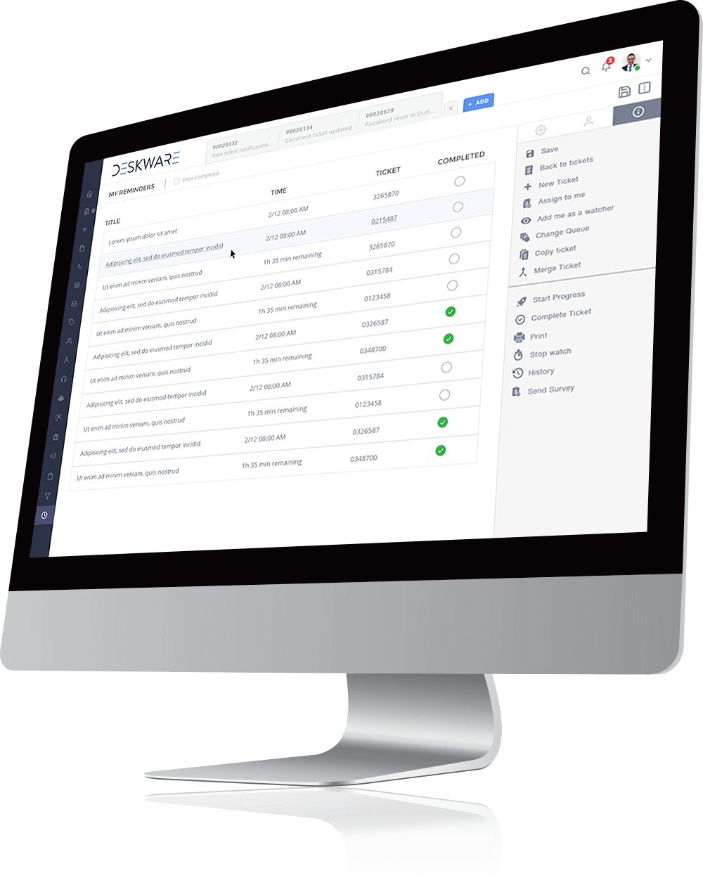 Download Deskware App Monitor Preview - Computer Monitor PNG Image with ...