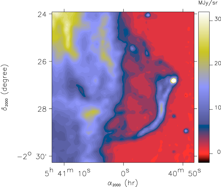 Download Isocam Map Of The Horsehead Nebula In The Lw2 Filter ...