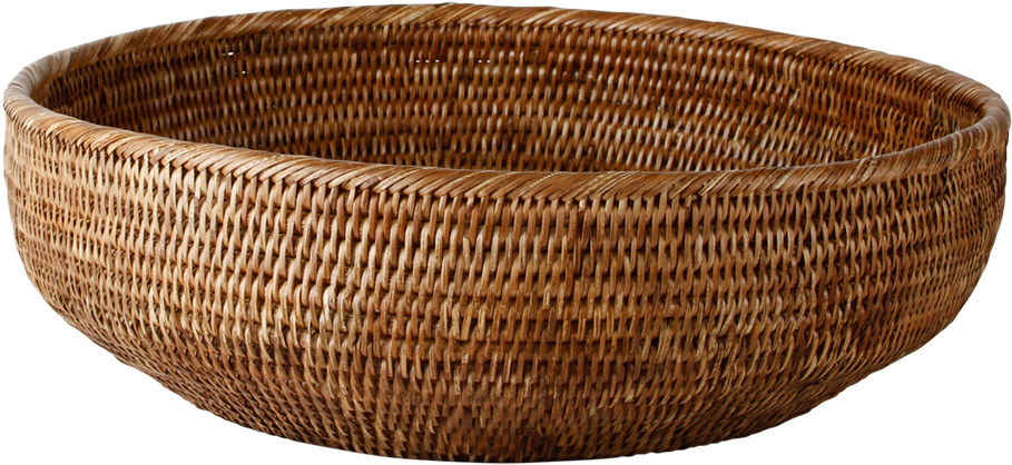 Download Rattan Bowl - Wicker PNG Image with No Background - PNGkey.com