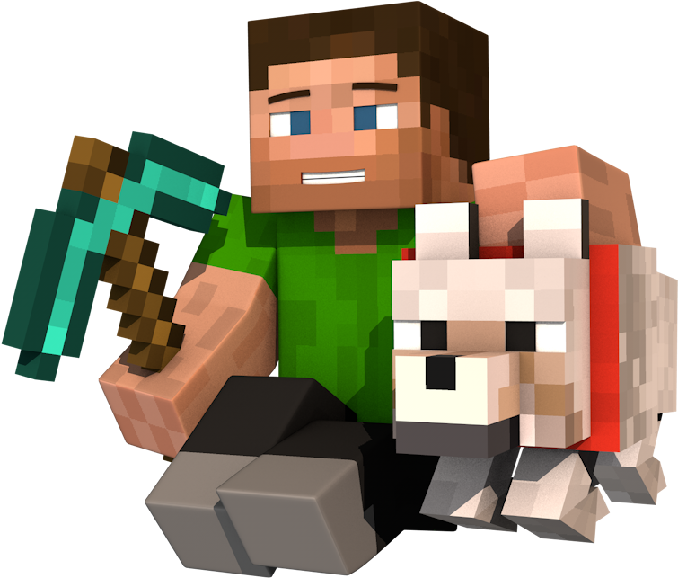 Minecraft Wolf 4d Rig - Free Transparent PNG Download - PNGkey
