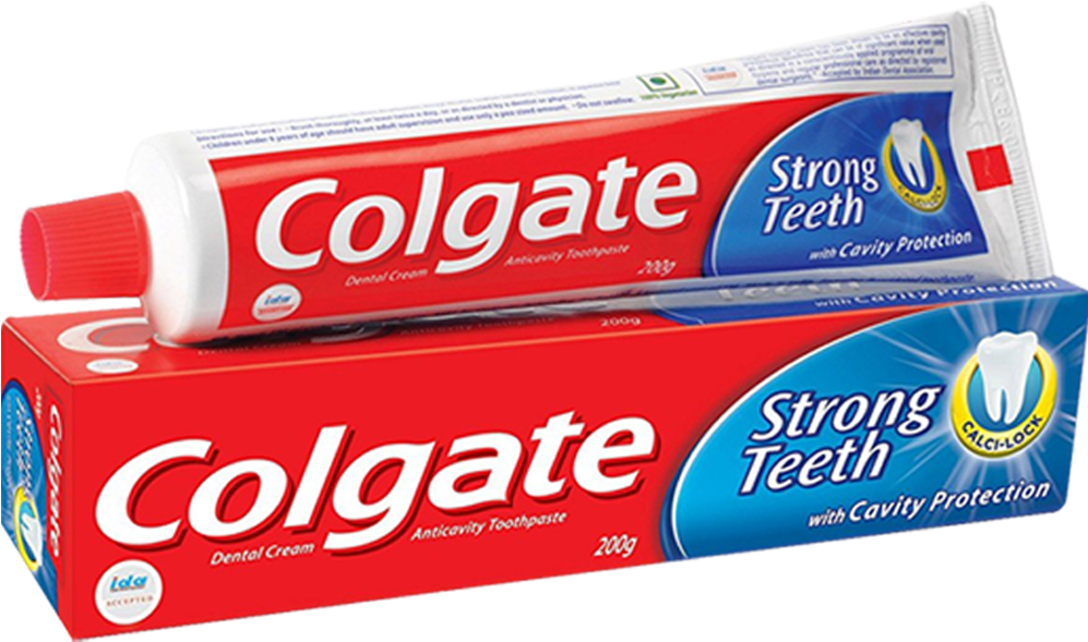 Download Colgate Strong Teeth Tooth Paste 100gm - Tooth Pastes PNG ...