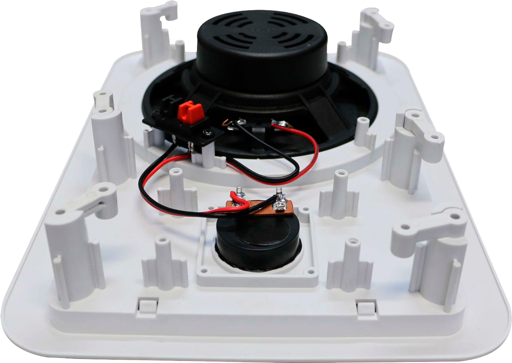 Arandela Retangular C/ Alto Falante 6'' E Tweeter 2'' - Auto Falante Do ...