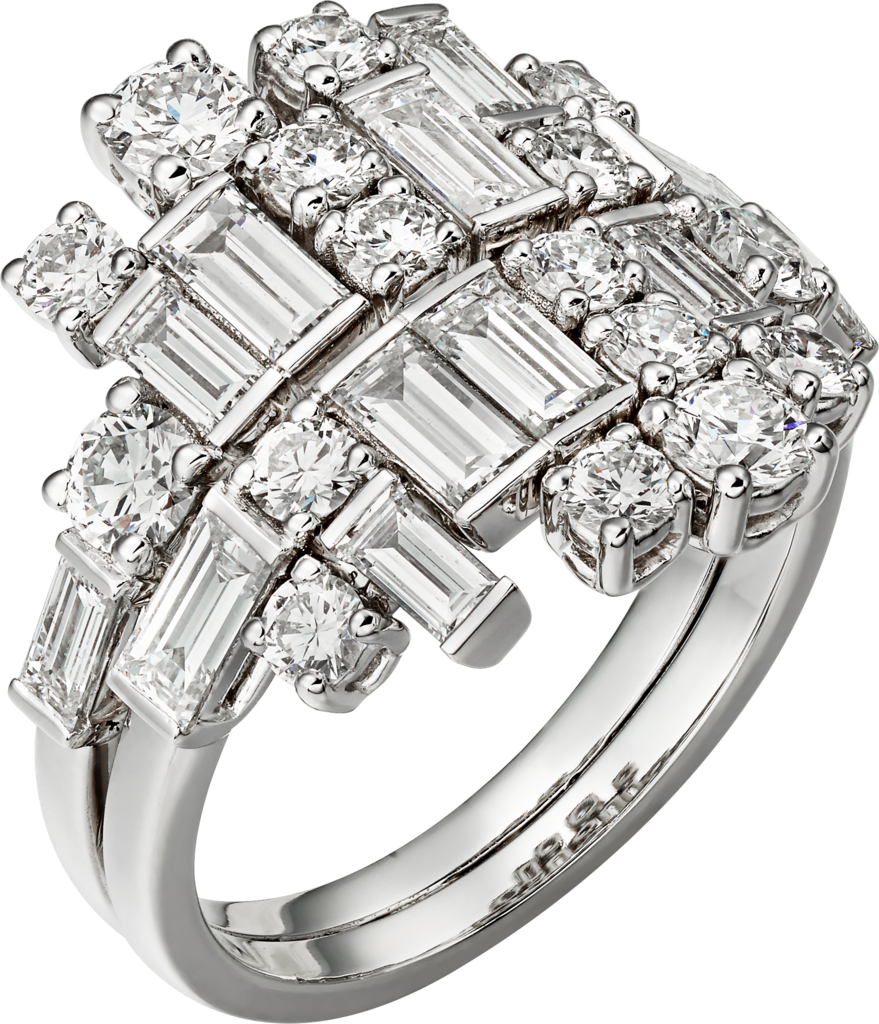 Download Reflection De Cartier Ringwhite Gold, Diamonds - Art Deco ...