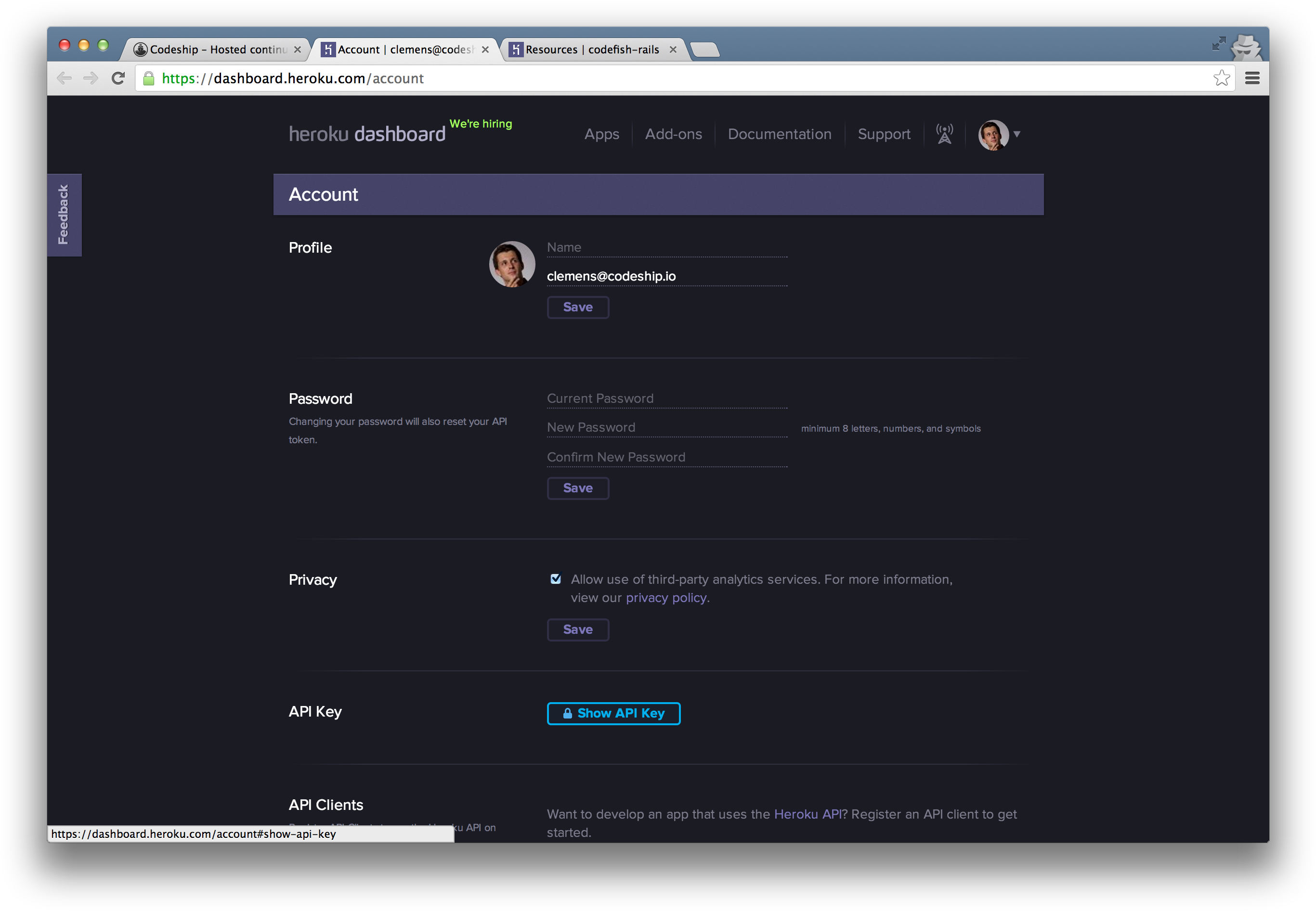 Download Click On The Link To Get Your Heroku Api Key - Iobit Smart ...