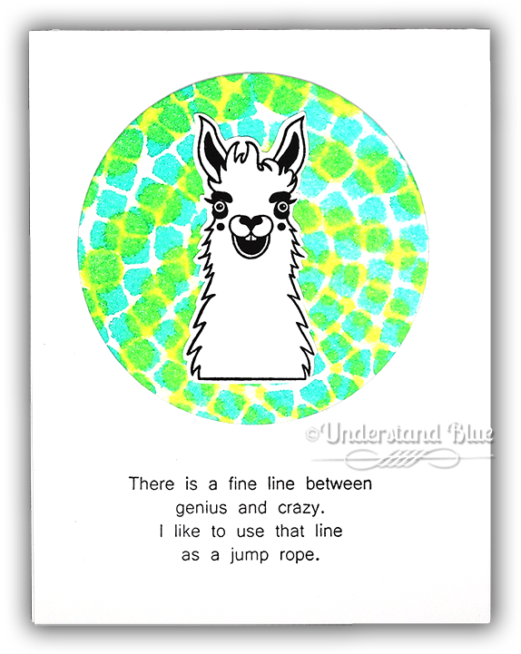 Download Crazy Llama Card By Understand Blue - Llama PNG Image with No ...