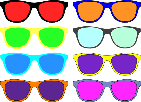 Download Colorful Sunglasses Clipart PNG Image with No Background ...