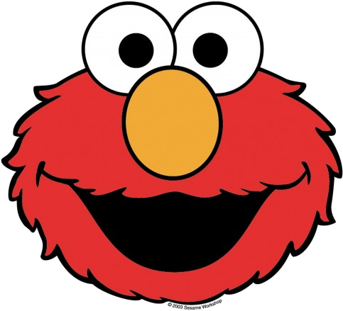 Elmo Birthday Party Ideas - Sesame Street Elmo Face - Free Transparent ...