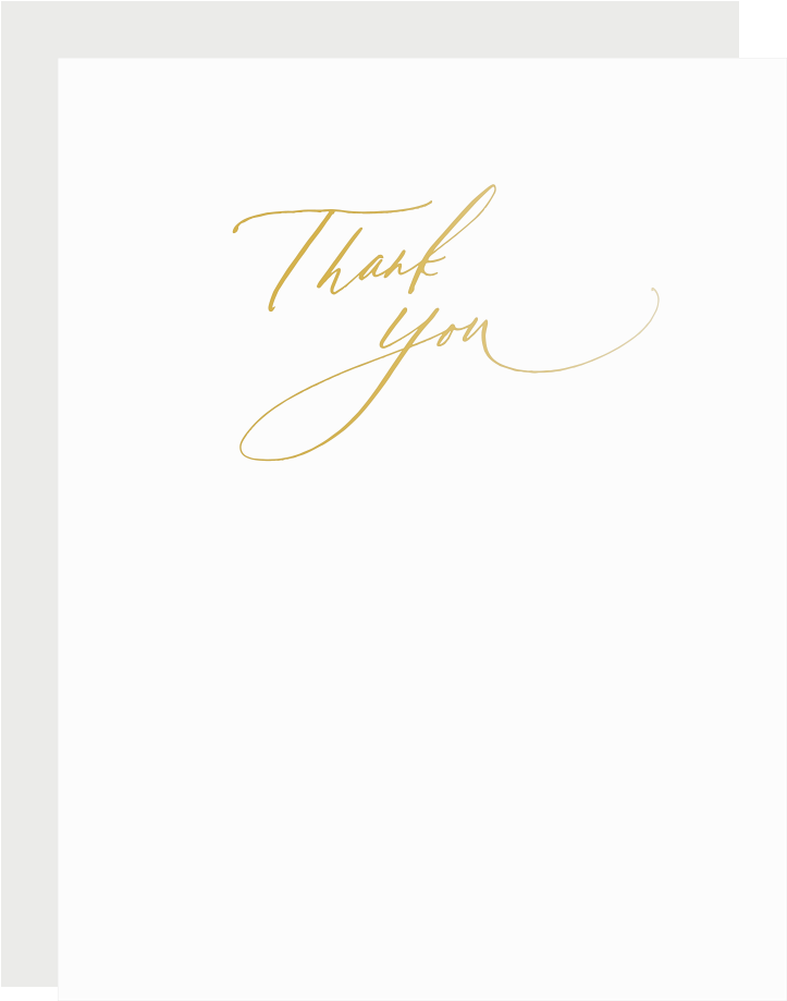 Scripted Thank You, Gold - Calligraphy - Free Transparent PNG Download ...