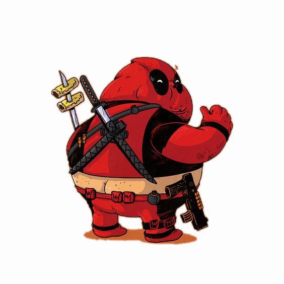Download Deadpool Png Image Background - Fat Deadpool PNG Image with No ...