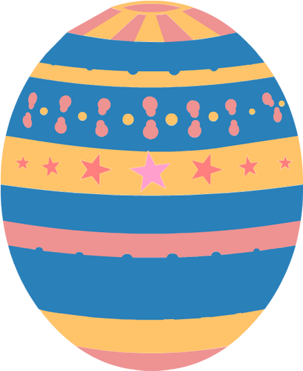 Download Easter Eggs Clip Art 3 Image - Pink Easter Egg Clipart PNG ...