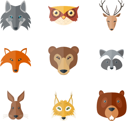 Download Zoo Animals Png Image Free Library - Animal Icons Png PNG ...