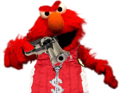 Ready To Bust A Cap - Evil Elmo - Free Transparent PNG Download - PNGkey