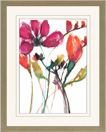 Download Vivid Arrangement Ii - Jennifer Goldberger Large Canvas Art ...