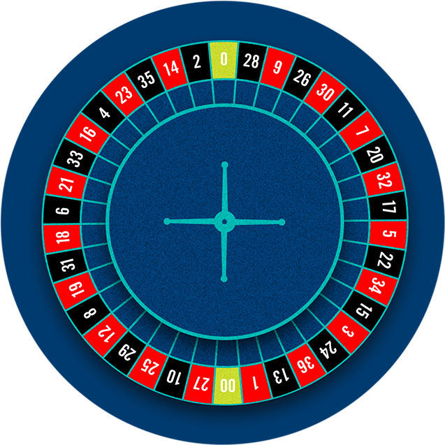 Download The American Roulette Wheel With 38 Numbered Slots, - Roulette ...