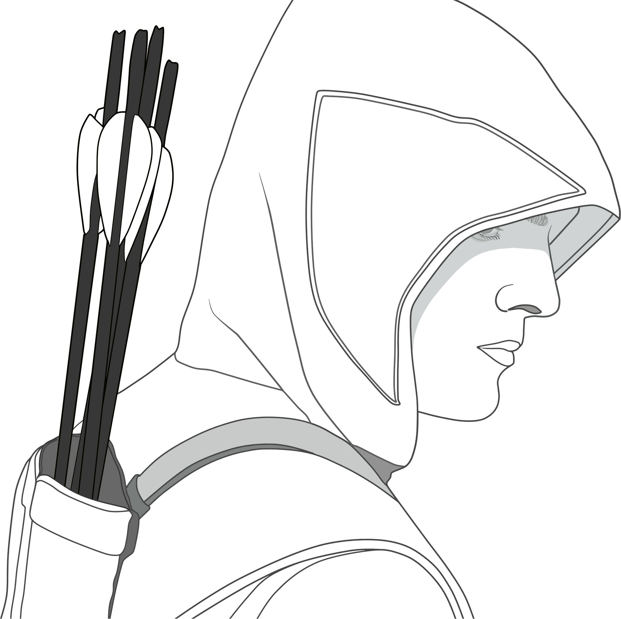 This Free Icons Png Design Of Hooded Assassin - Free Transparent PNG ...