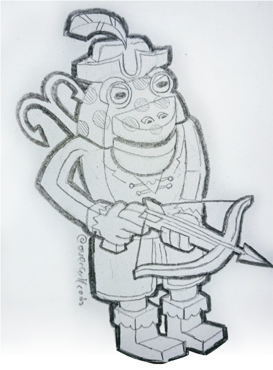 Download Overkillcoin Frog Assassin - Sketch PNG Image with No ...