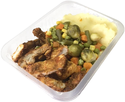 Download Chicken, Mashed Potatoes, Mixed Vegetables - Navarin PNG Image ...