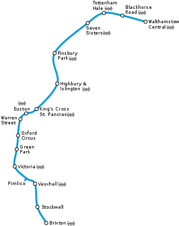 Download Geographically Accurate Map Of The Victoria Line - London ...