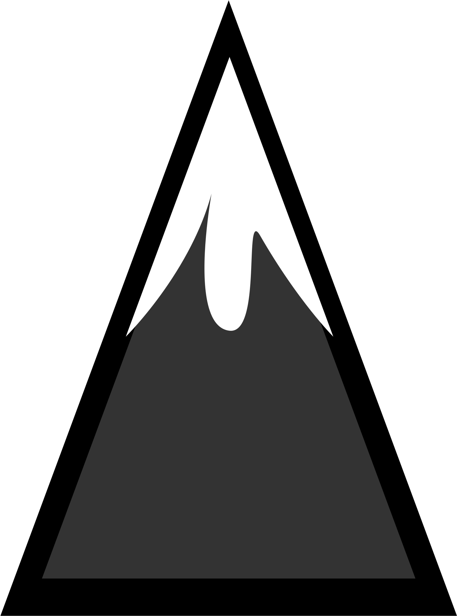 Mountain Clipart Outline - Mountain Symbol On A Map - Free Transparent ...