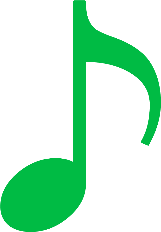 Download Music Notes No Background - Musical Notes Colour Green PNG ...