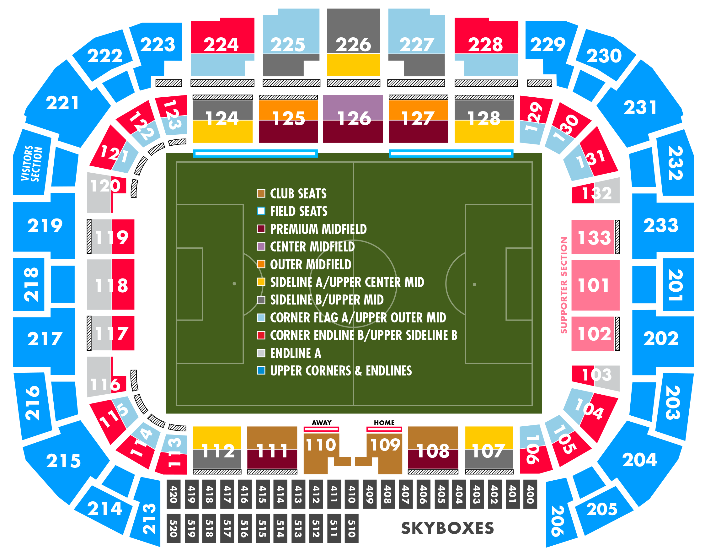 Seating Map - New York Red Bulls Stadium Seating Chart - Free ...
