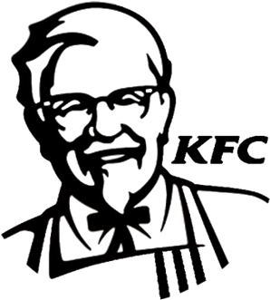 Kfc Clipart Black And White - Digispec Bta-b - Origin'l Fabric Mouse ...