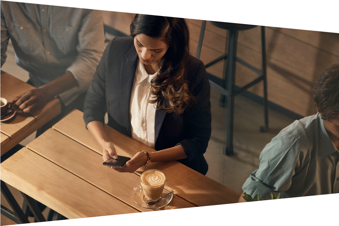 Download Mobile Security Made Easy For Financial Pros - Girl PNG Image ...