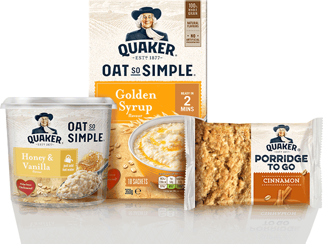 Download Go Get The Morning - Quaker Oats Porridge To Go Squares Golden ...