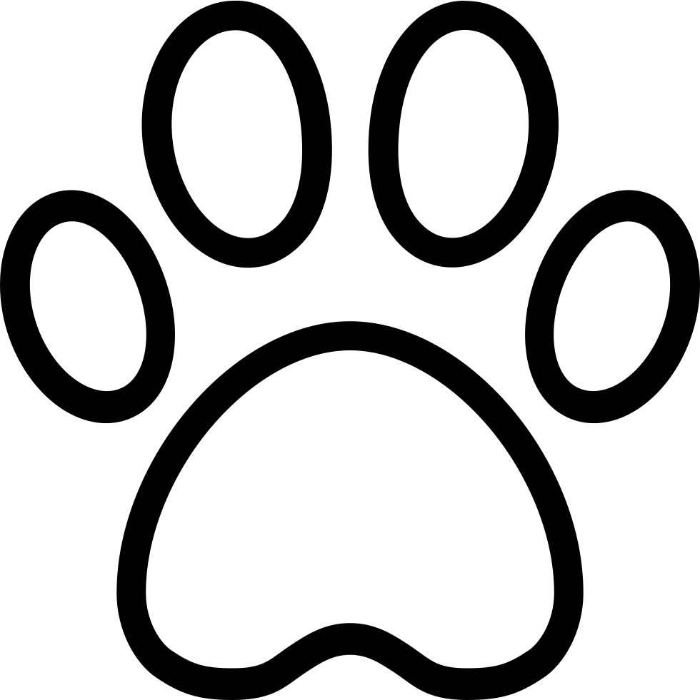 Download Png File Svg - Paw Outline Icon Png PNG Image with No ...
