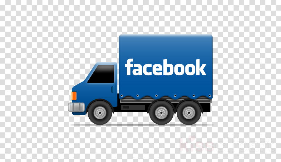 Facebook Truck Clipart Truck Like Button Facebook - Social Media Truck ...