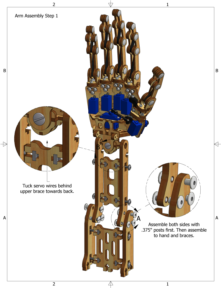 Arm Assembly - Laser Cut Robot Hand - Free Transparent PNG Download ...