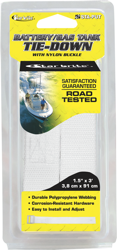Download 060002 - Sta-put 60002 3.8cm Battery Box Tie Down, 0.9m, White ...