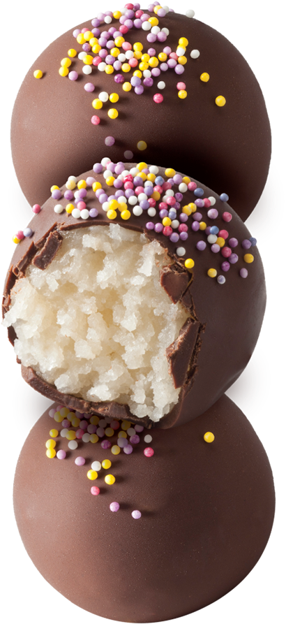 Vanilla Cake Balls - Chocolate - Free Transparent PNG Download - PNGkey