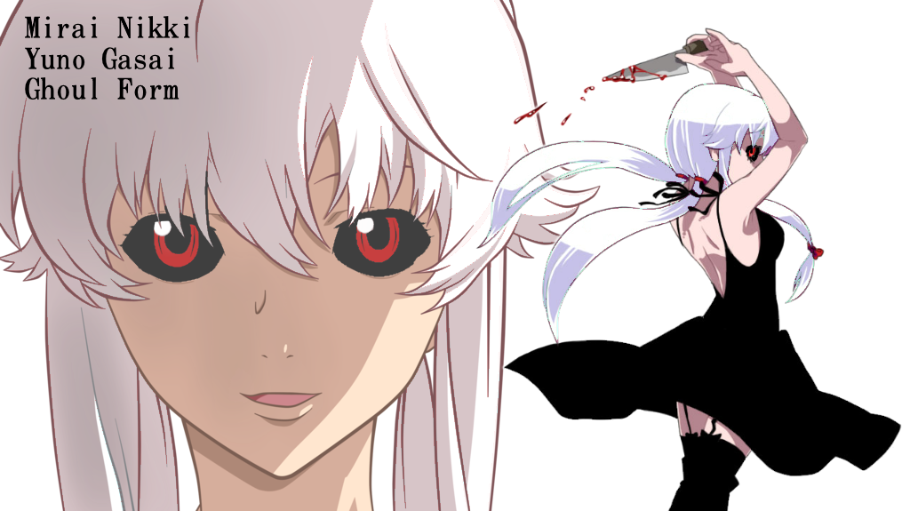 Mirai Nikki Yuno Gasai Ghoul Form Paisajes, Yandere, - Yuno Gasai Ghoul ...